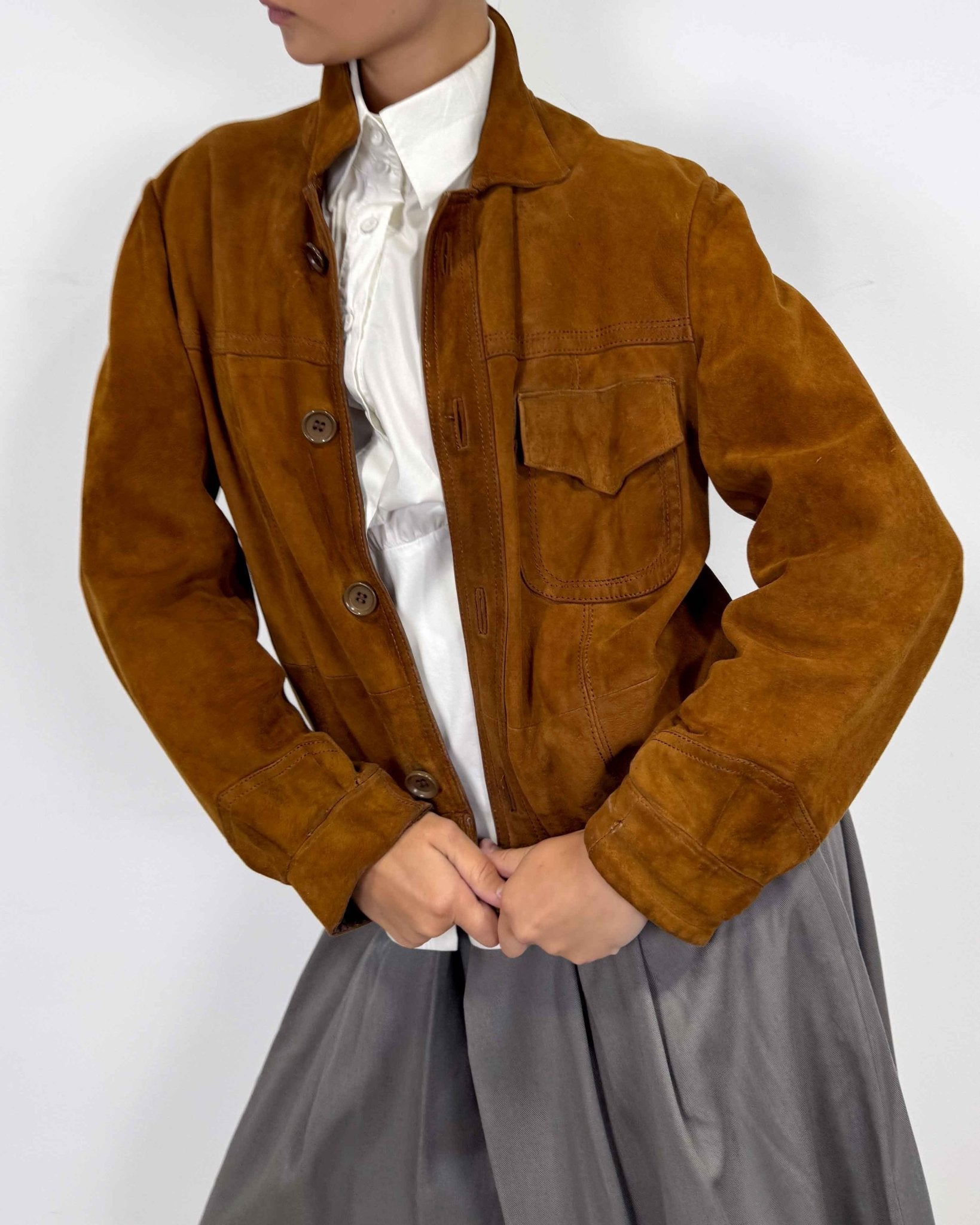 The Lia leather jacket – rig vert