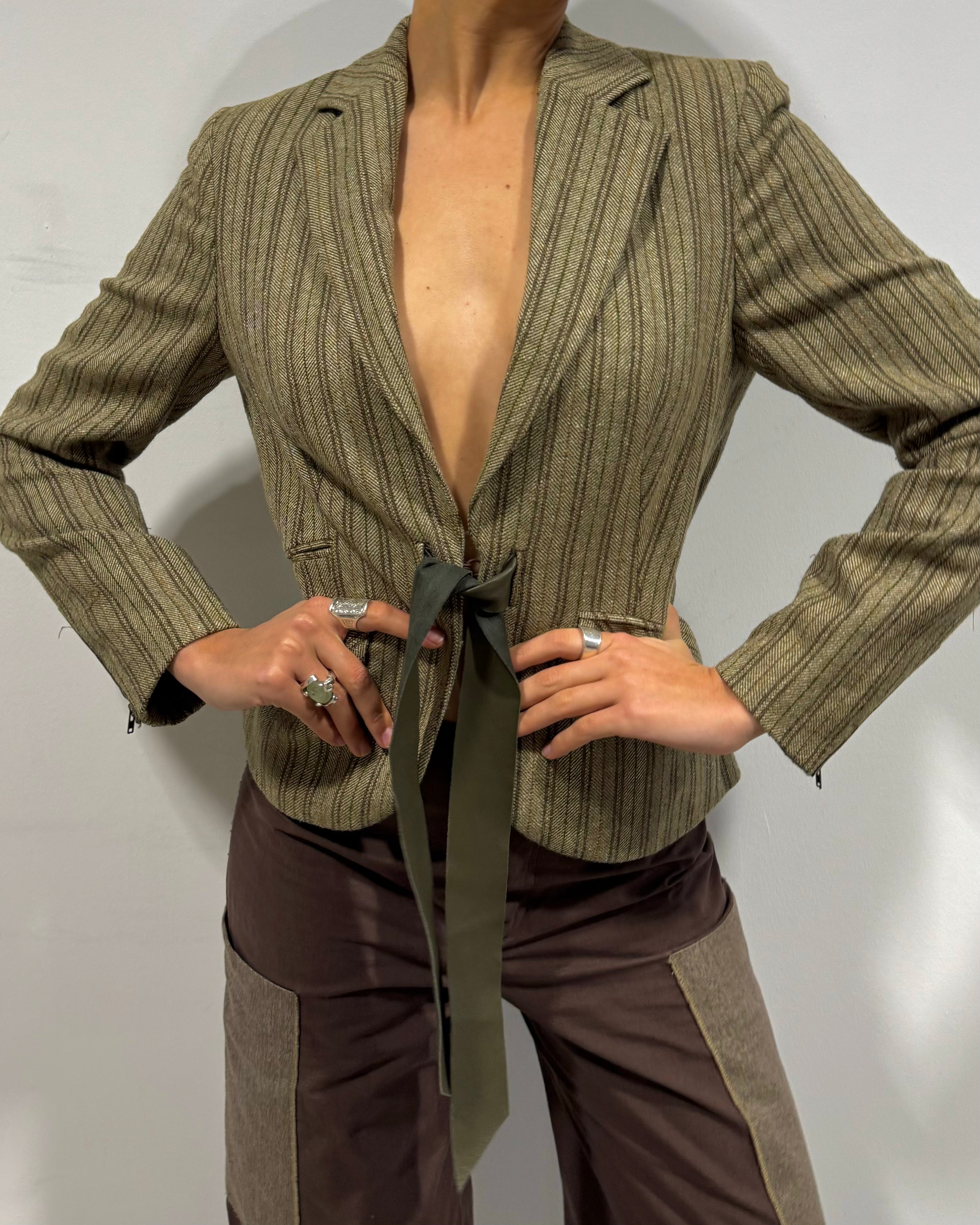 The Rebecca blazer – rig vert