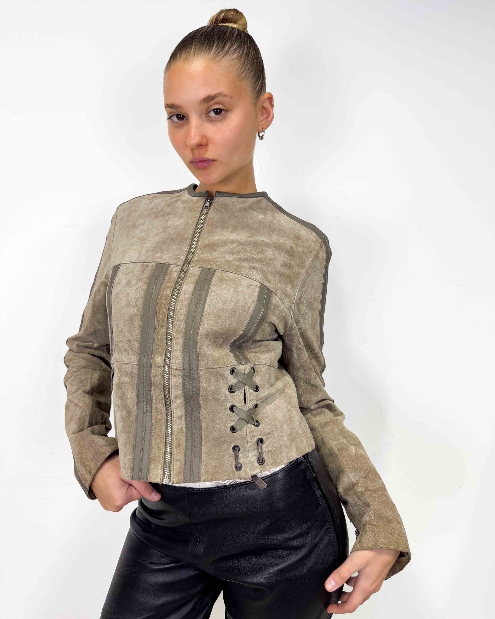 The Nene leather jacket – rig vert