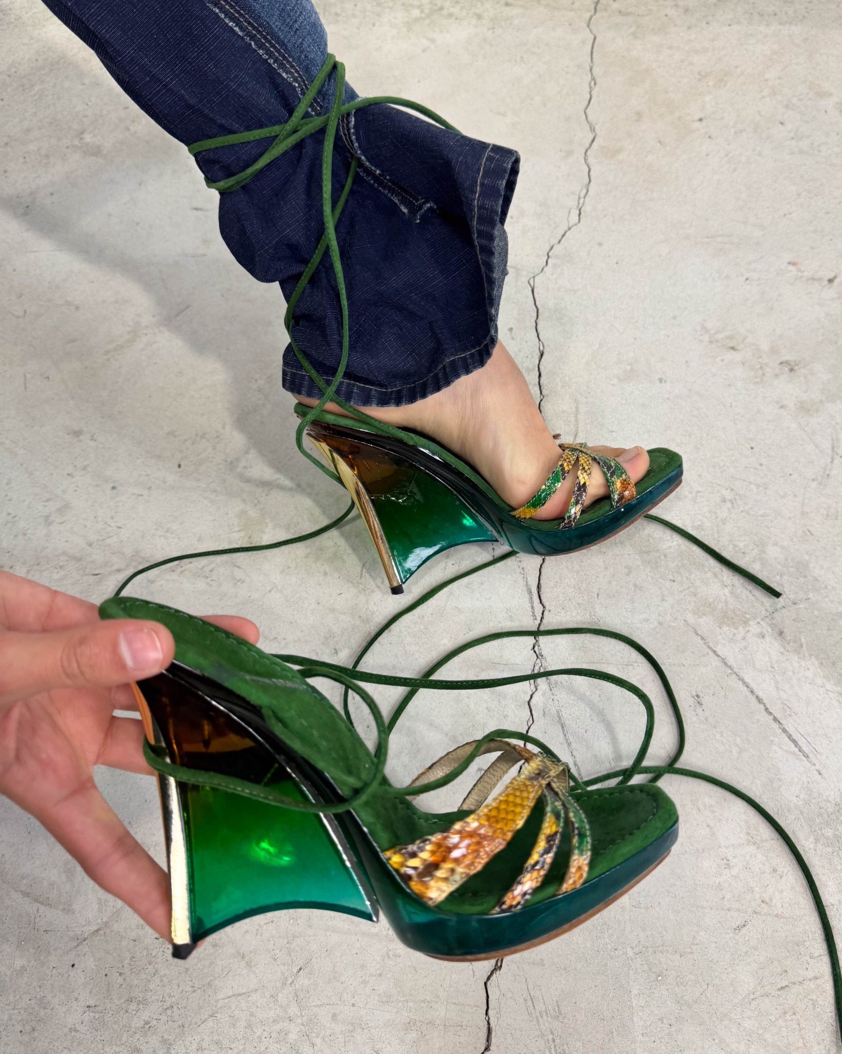 The Tyla heels – rig vert