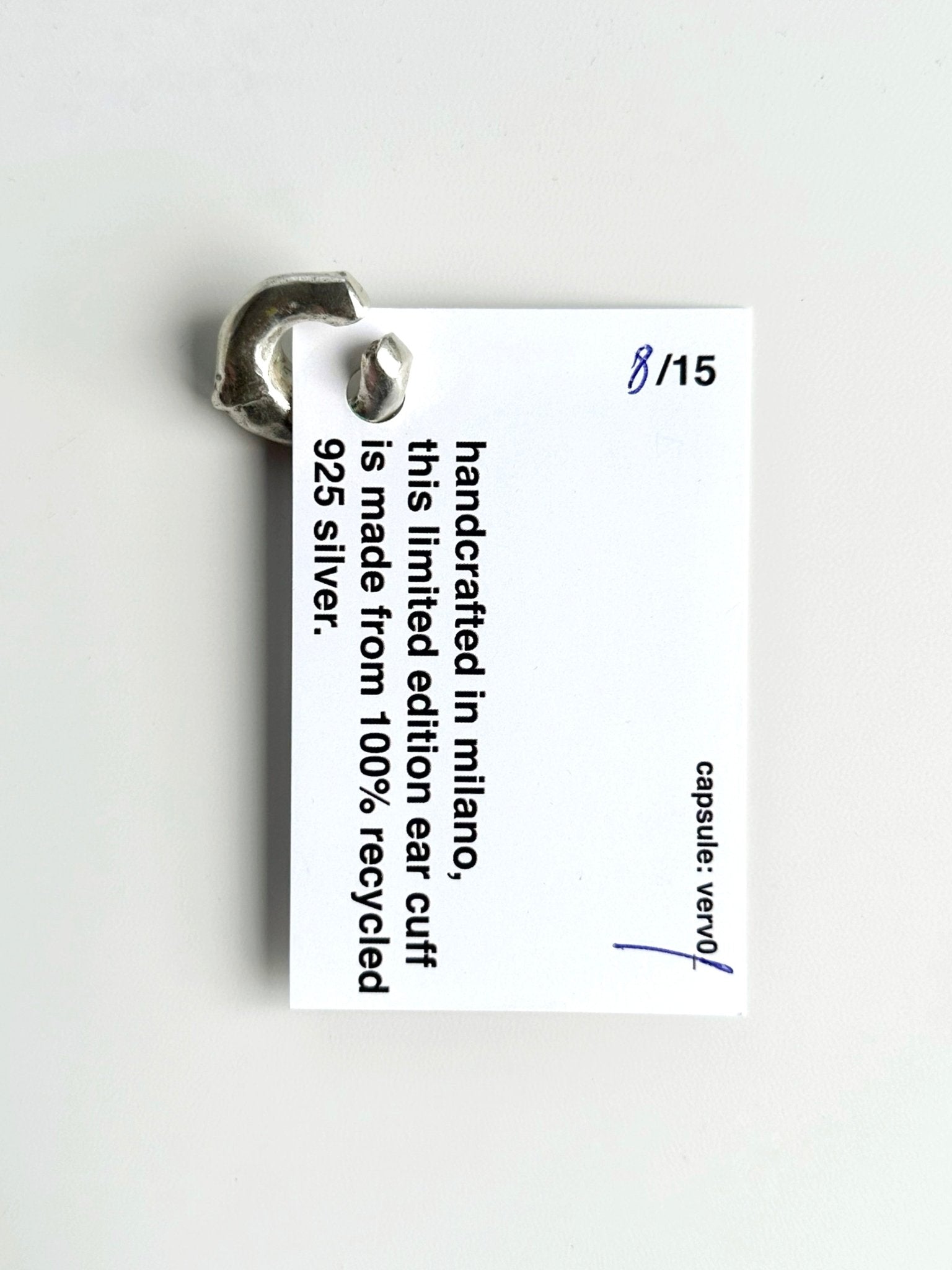 VERV_01: the ear cuff – rig vert