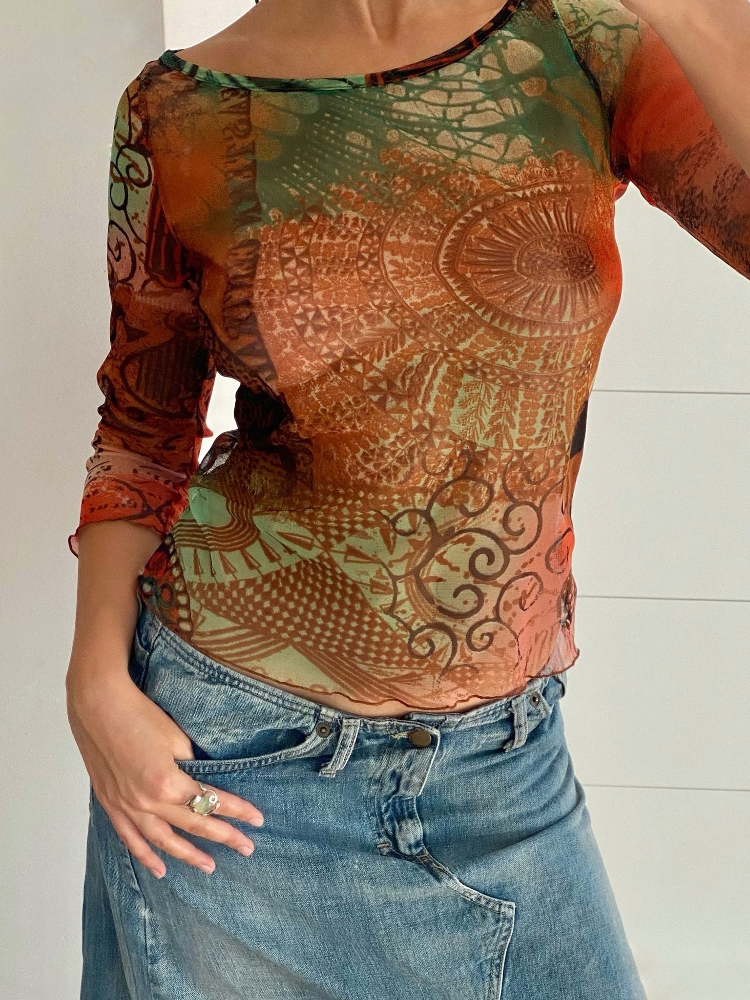 Montmartre mesh top – rig vert